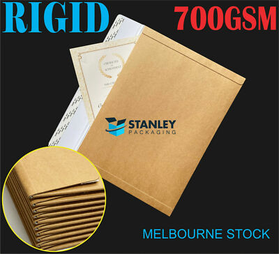 100x RIGID Mailer 240mmx330mm Hard Mailer A4 size 700gsm 240x335mm ...