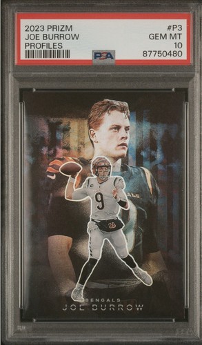 2023 Panini Prizm - Profiles Joe Burrow #P-3 for sale online | eBay