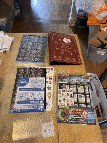 Yo-kai Watch Series 1 Medallium Book Collection Pages NEW Pack + Extras ...