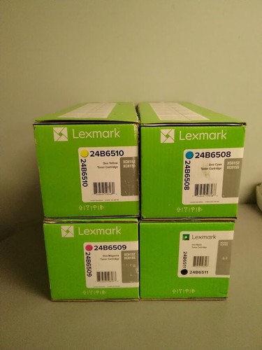Lexmark 24B6508, 24B6509, 24B6510, 24B6511 Set Toner Cartridge, XC6152 ...