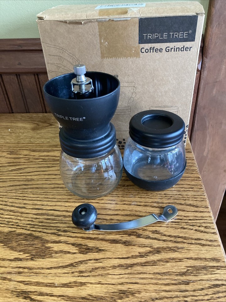 Triple Tree Manual Hand Coffee Grinder With Stainless Steel Handle Used ...