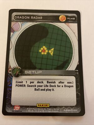 DBZ TCG Card Panini Premiere R149 Dragon Radar Foil | eBay