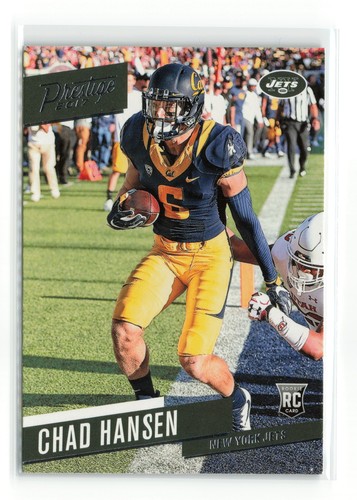 CHAD HANSEN #265 RC 2017 PANINI PRESTIGE JETS | eBay