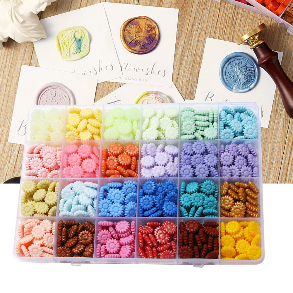 Sunflower Colorful Wax Particles Envelope Decor Wax Beads for DIY ...