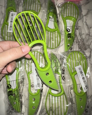 3in1 Avocado Slicer Shea Corer Butter Fruit Peeler Cutter Pulp ...