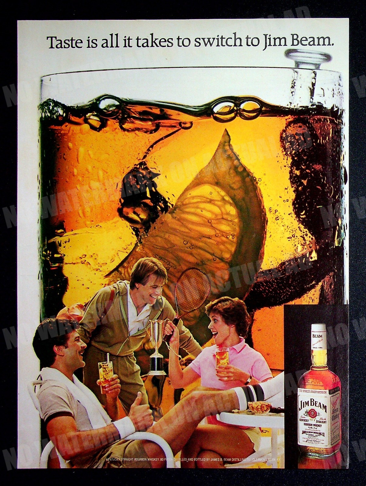 Jim Beam Whiskey Whisky 1983 Trade Print Magazine Ad Alcohol Poster ...