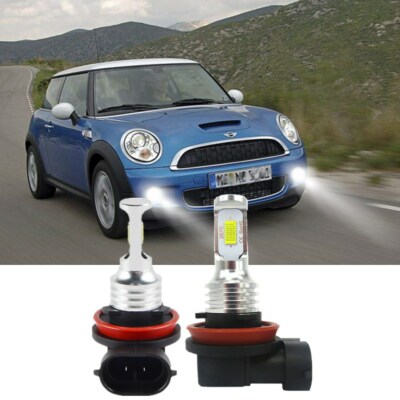 Fits Mini Cooper S R56 55w Super White Xenon HID Front Fog Light Bulbs ...