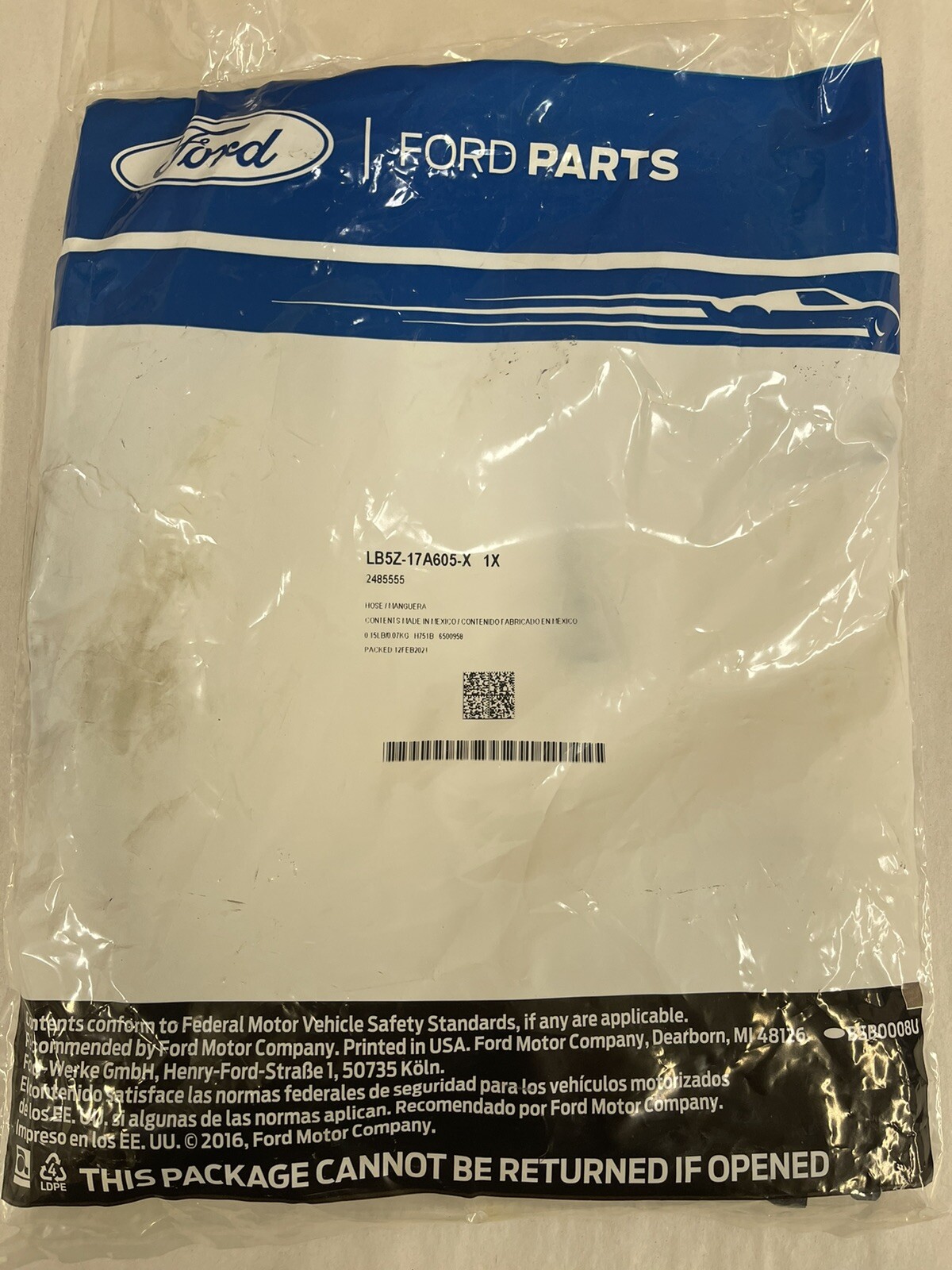 FORD OEM HOSE ASSEMBLY LB5Z-17A605-X | eBay