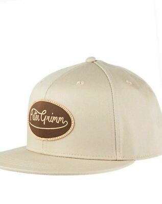 Peter Grimm PG Tan Baseball Cap Logo NWT Wide Brim Hat | eBay