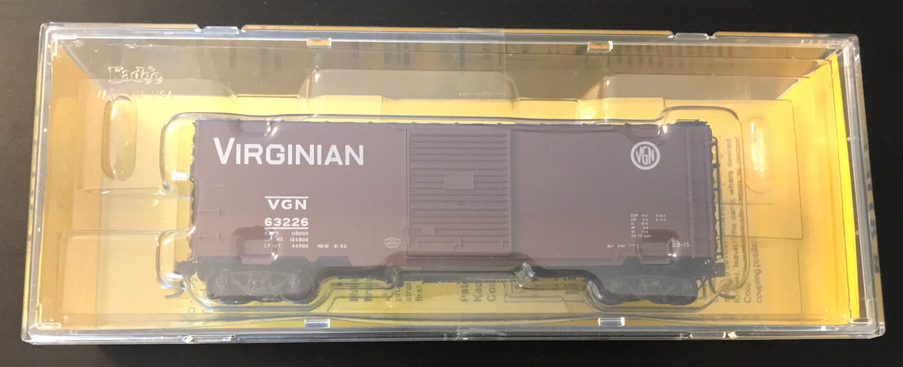 Kadee HO Virginian 40’ PS-1 Boxcar, #5002, Road #63226. NIB | eBay