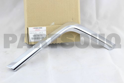 6407A171 Genuine Mitsubishi GARNISH,FR BUMPER SI | eBay