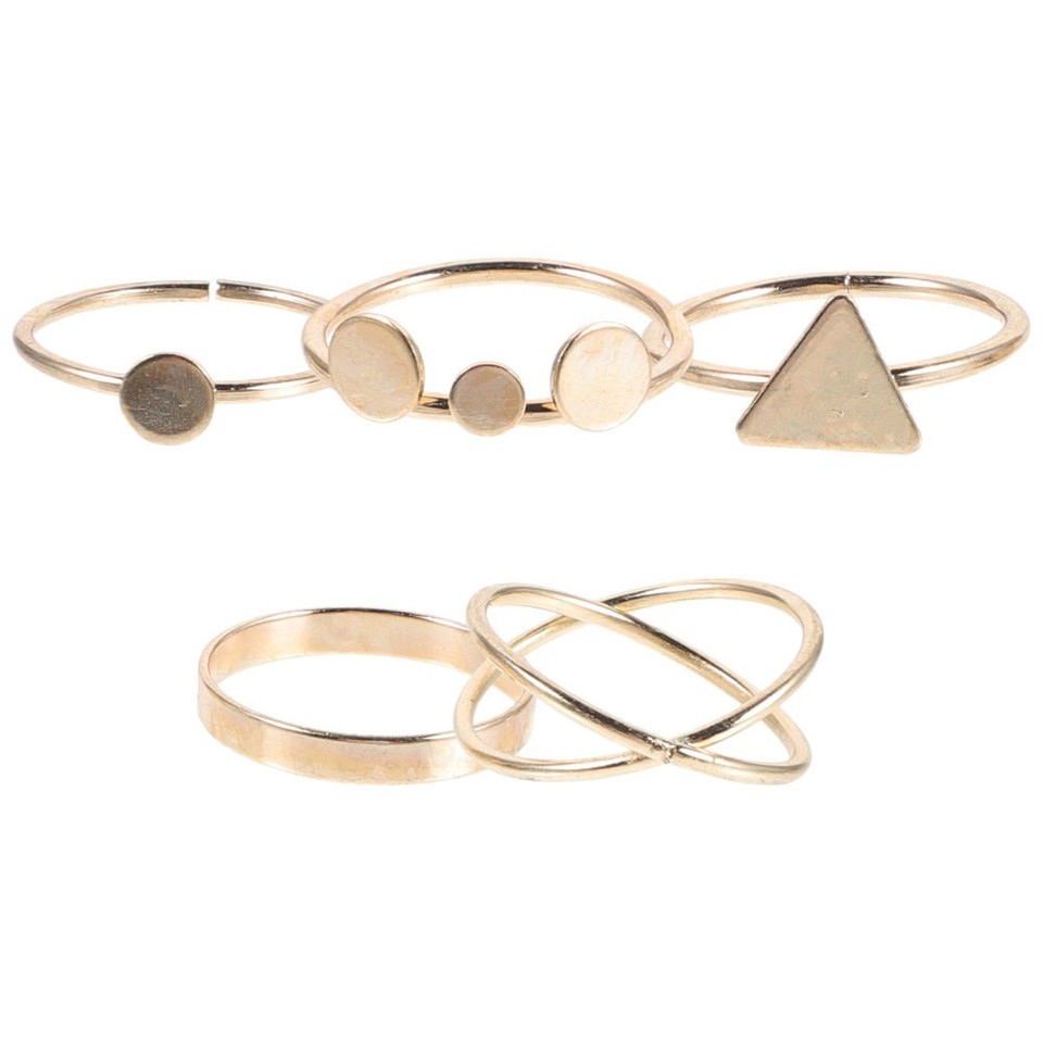 5pcs Women Knuckle Rings Thumb Midi Finger Open Rings Gold Knuckle ...