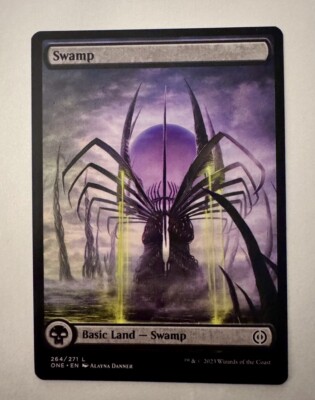 Swamp ONE MTG 264/271 FULL ART BASIC LAND | eBay