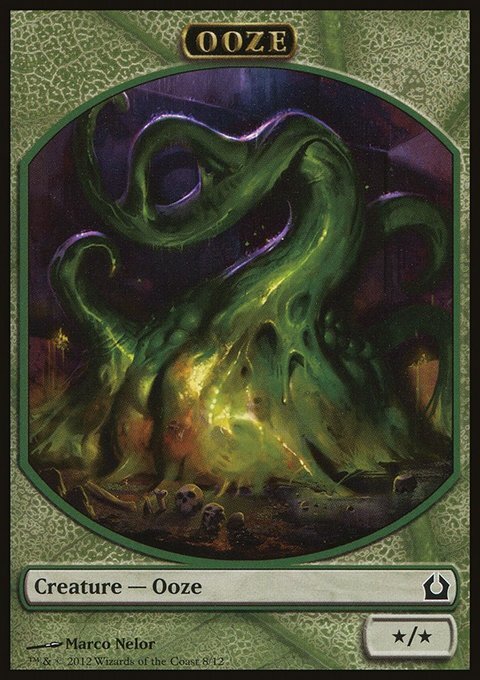 MTG Magic the Gathering Token - Ooze (8/286) Return to Ravnica LP | eBay