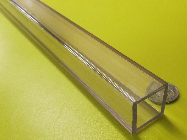Kmac Polycarbonate Square Tube 1.0" Square x 1/8" Wall x 48"-122 | eBay