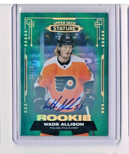 2021-22 UD Stature Photo Variant Autographs Green 118 Wade Allison 10/ ...