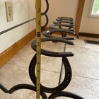 Handmade Horseshoe Wrought Iron Boot Rack Holds 6 Pair Boots Michigan ...