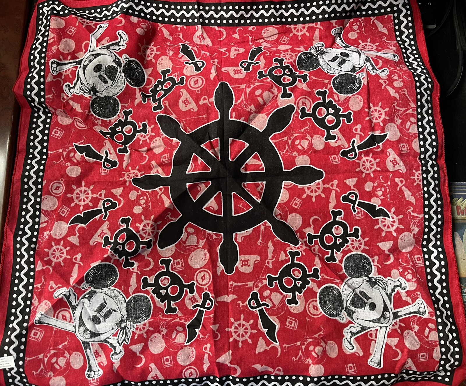 Disney Cruise Line Mickey Mouse Pirates Of the Caribbean Bandana DCL ...