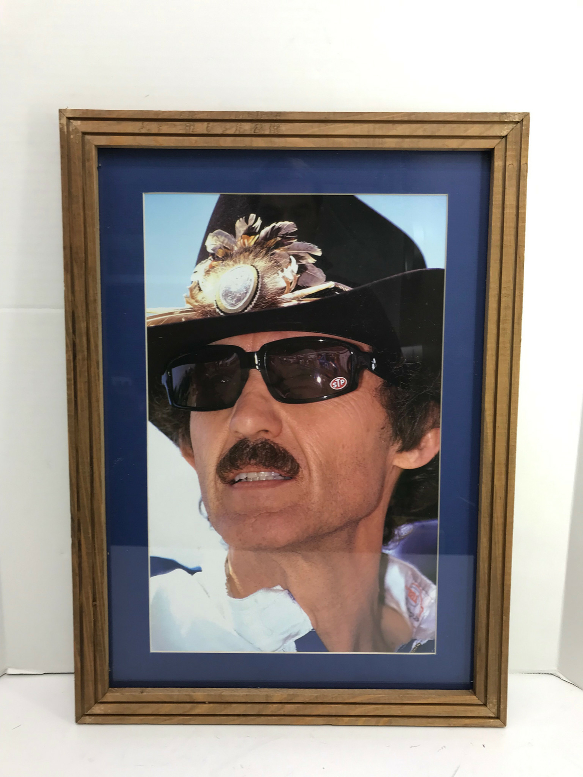Custom Framed Richard Petty Picture: Petty in his Black Cowboy Hat | eBay