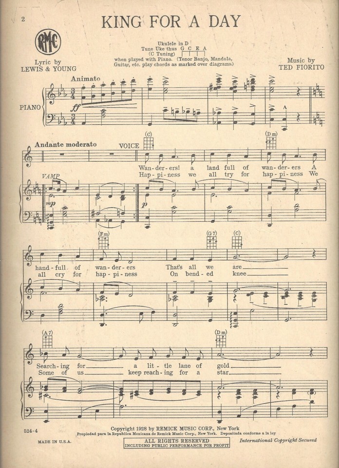 Blossom Seeley "GREENWICH VILLAGE FOLLIES" Ted Fiorito 1928 Broadway ...