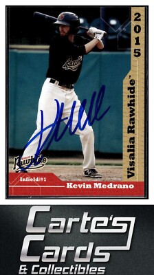 Kevin Medrano 2015 Grandstand Visalia Rawhide TTM/IP Signed Auto | eBay