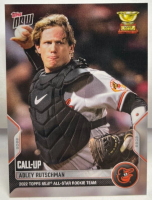 Adley Rutschman 2022 Topps Now All-Star Rookie Cup Team Set#RC-1 ...