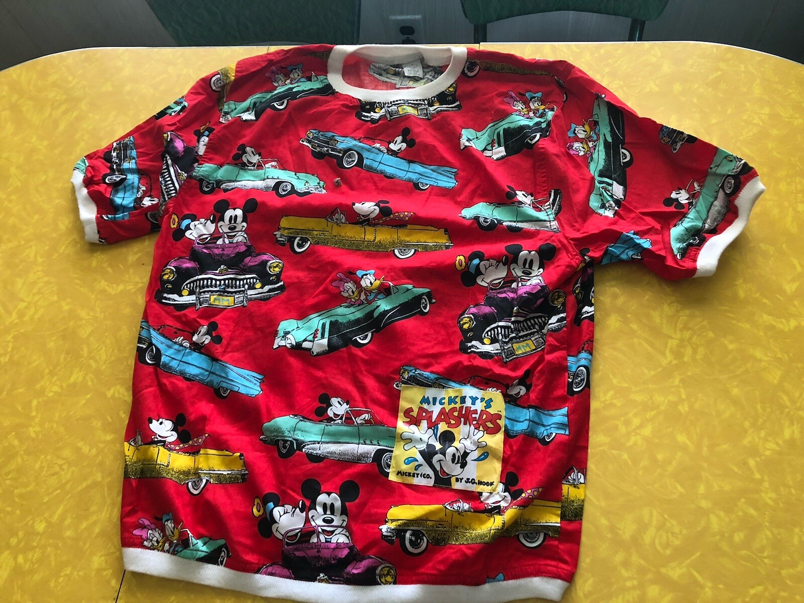 Vintage Walt Disney Co Mickey Mouse 50’s Cars T-shirt… - Gem