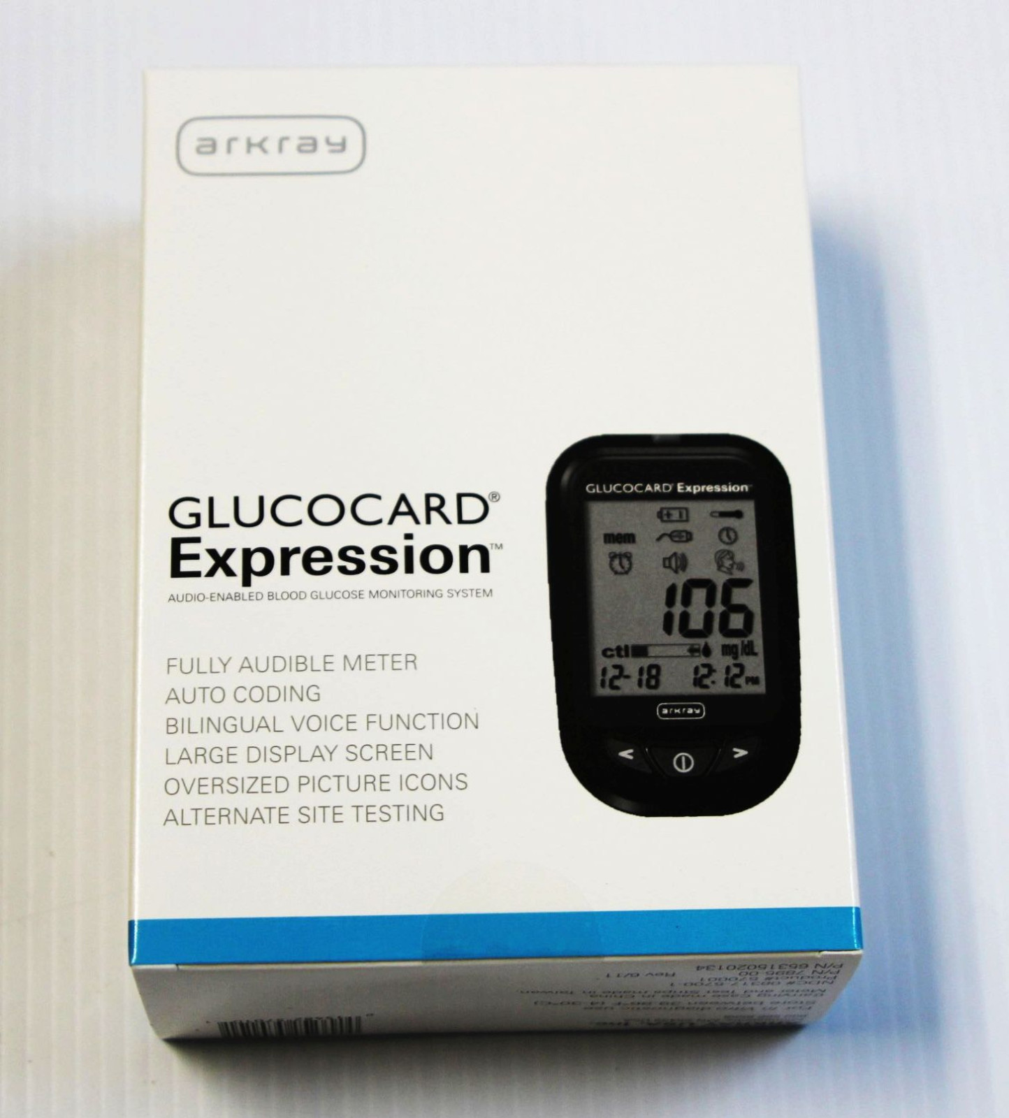 (Case of 4) Arkray Glucocard Expression Blood Glucose Monitor/Meter ...