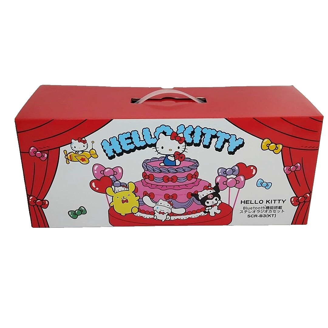Hello Kitty Boombox 50th Anniversary Portable Radio Cassette Recorder ...