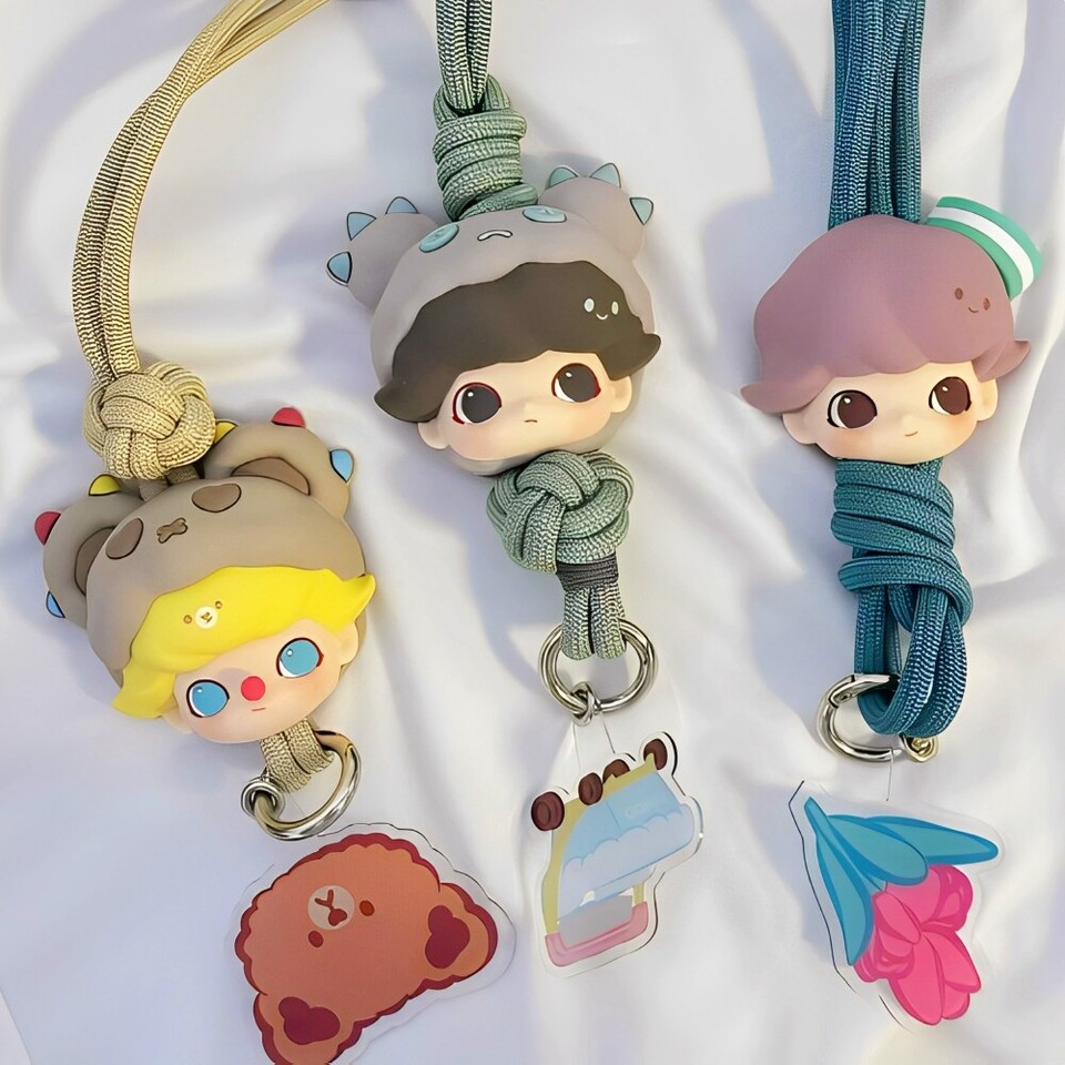 POP MART Dimoo Date Day Series DIY Lanyard Blind Box Full Set 9 ...