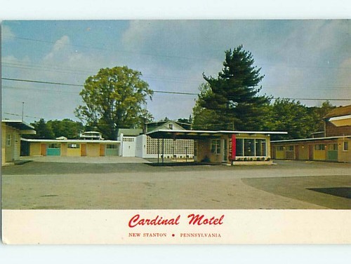 Unused Pre-1980 CARDINAL MOTEL New Stanton Pennsylvania PA : clearance ...