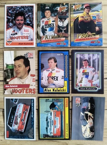 Alan Kulwicki Set Collection Lot 9 NASCAR cards Racing Card | eBay