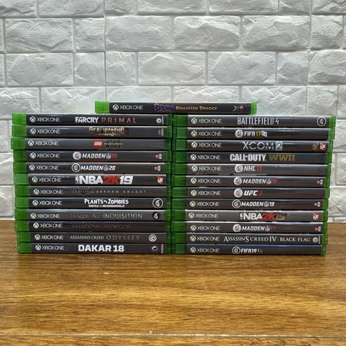 Xbox One 25 Video Game Lot Bundle Tested Working Action Sports Shooter ...