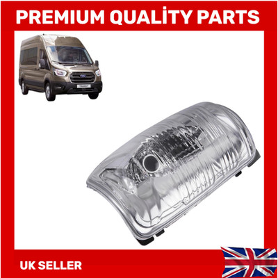 WING MIRROR INDICATOR LENS CLEAR LEFT SIDE PASSENGER FOR FORD TRANSIT ...