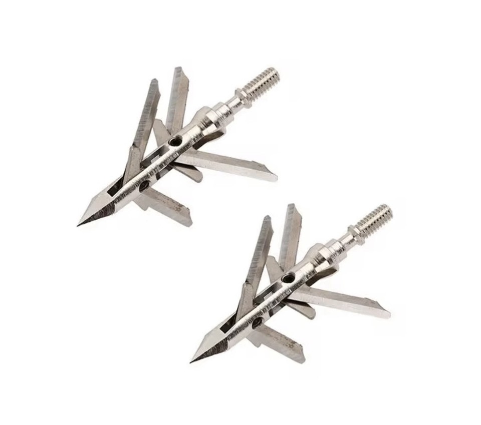 RazorBack 125 Grain 4 Blade Mechanical Broadheads -3 Pack | eBay