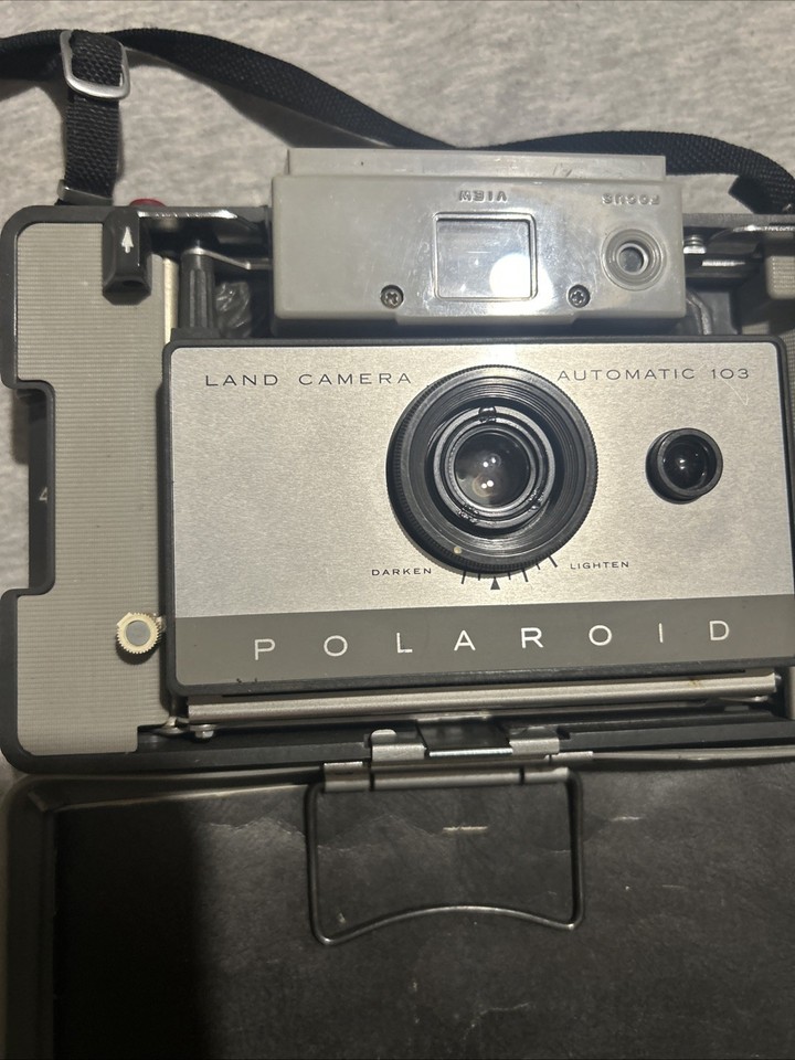Vtg 1960's Polaroid 103 Land Camera Folding Automatic Instant | eBay UK