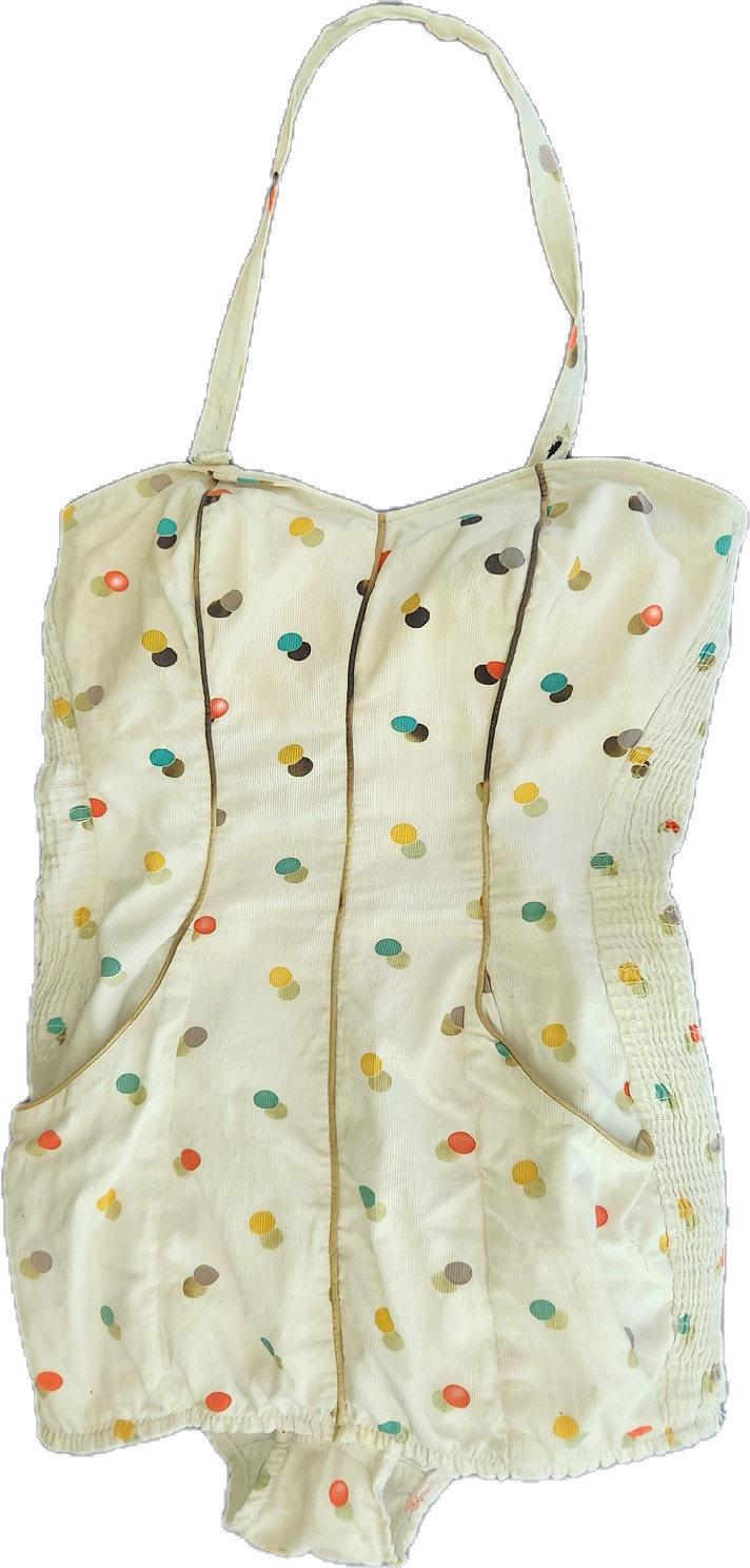 Vtg 1950s Swim Bathing Suit Sea Nymph Glamour Suit Pi… - Gem