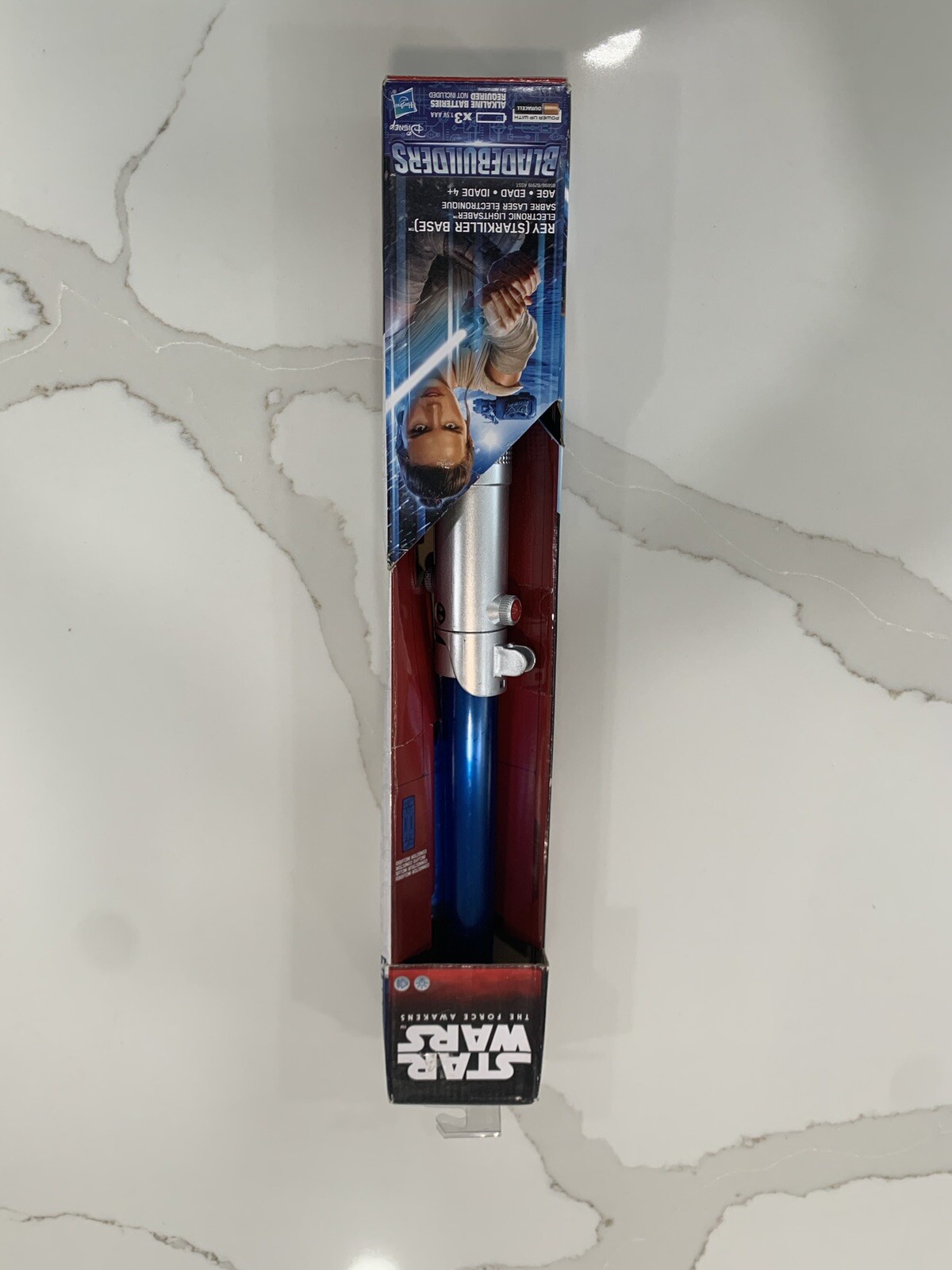 Star Wars Rey Starkiller Base Electronic Blue Lightsaber Bladebuilders ...