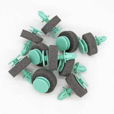 10x Door Panel Push-Type Clips with Sealer 25707329 for Buick ...