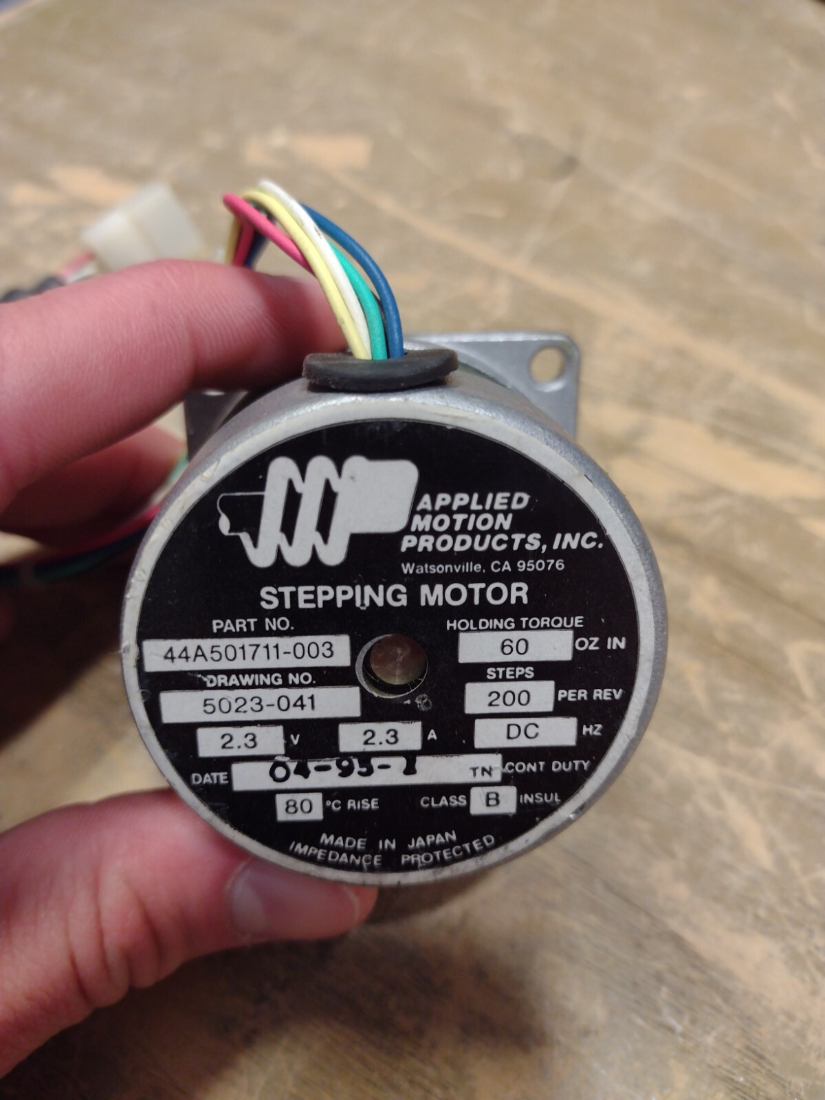 Applied Motion Products Inc. Stepping Motor 44A501711-003 2.3 V 22JS ...