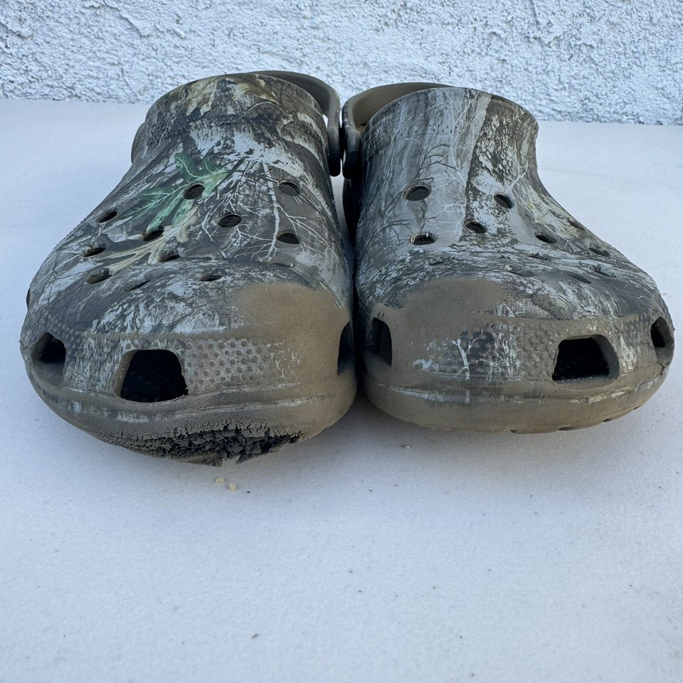 Crocs Classic Realtree Edge Camo Clog Sport Men's Size 11 READ | eBay
