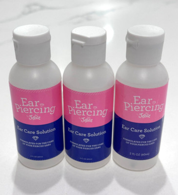 3x Justice Ear Piercing Ear Care Solution 2 fl oz each | eBay