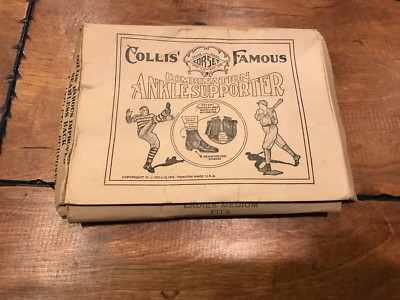 COLLIS'S FAMOUS OUTFIT ANKLE SUPPORTER IN ORIGINAL BOX VINTAGE RARE | eBay