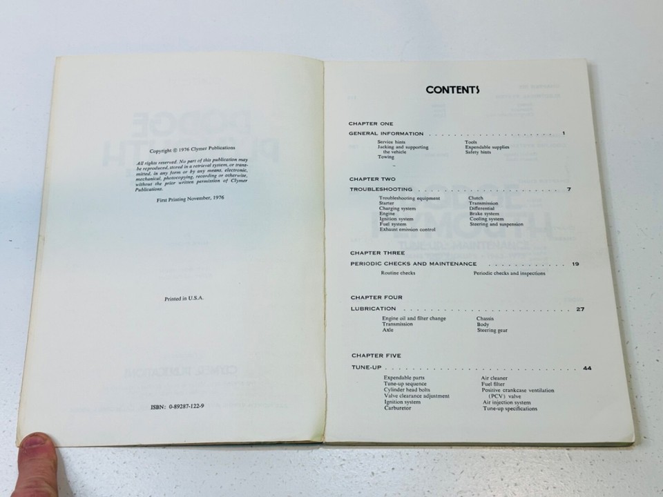 Dodge Service Repair Shop Workshop Maintenance Manual Book D100 A100 ...