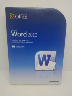 Microsoft Word 2010 Home And Student Complete Product - 3 PC Family ...