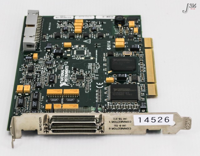 National Instruments Pci-6229 Ni DAQ Card Analog Input Multifunction ...
