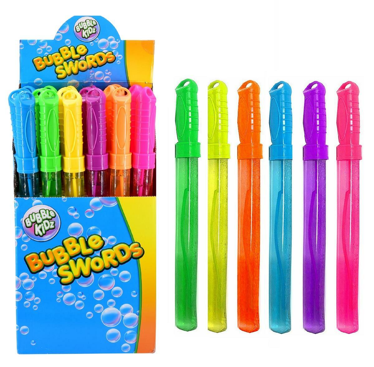 24 x Large Bubble Swords 36cm Wands Outdoor Party Summer Toys Fillers ...