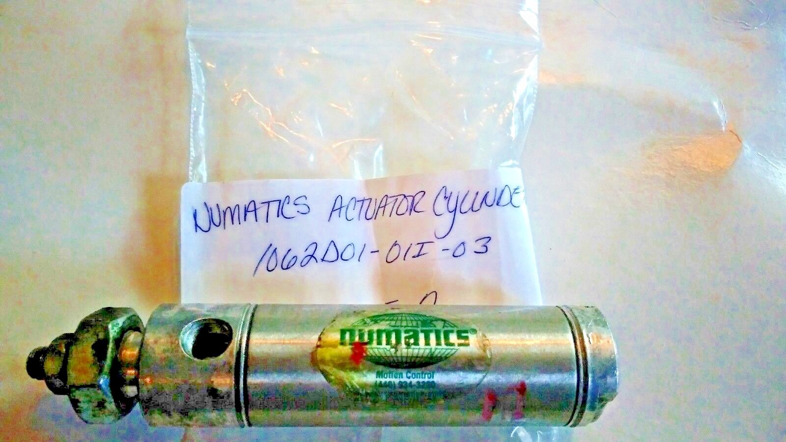 NUMATICS 1062D01-01I-03 ACTUATOR PNEUMATIC CYLINDER 2pcs Lot | eBay
