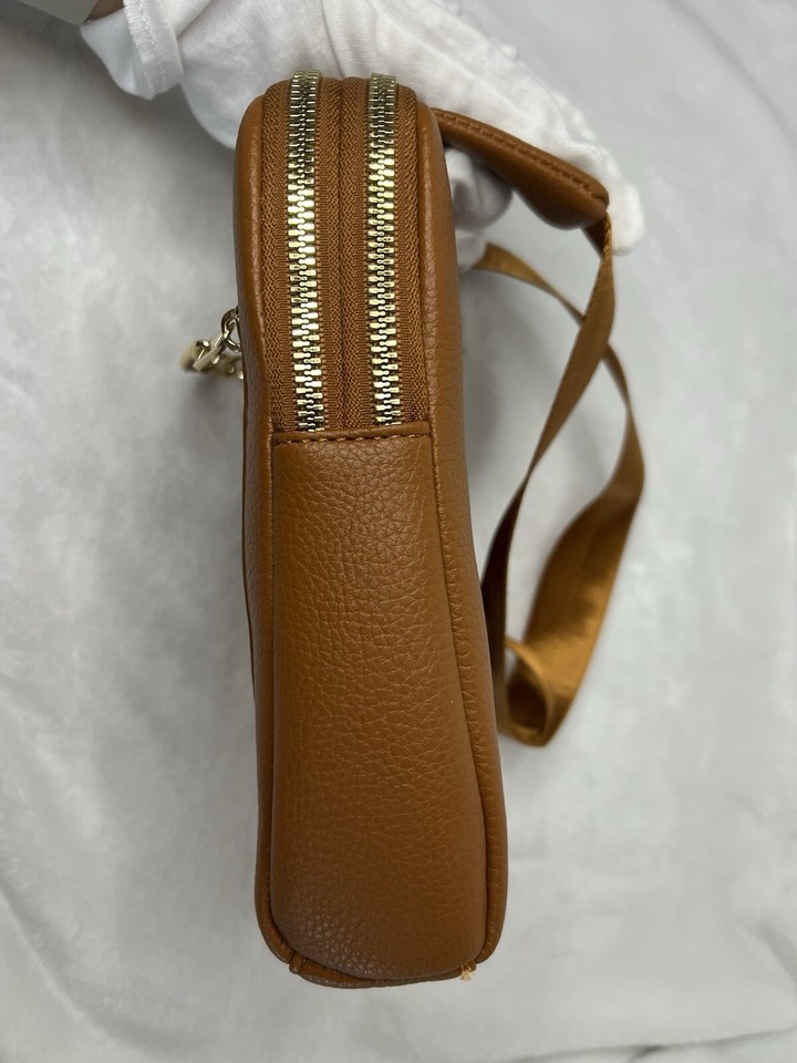 Malibu Skye Purse Crossbody Vegan Leather Tan NWT | eBay