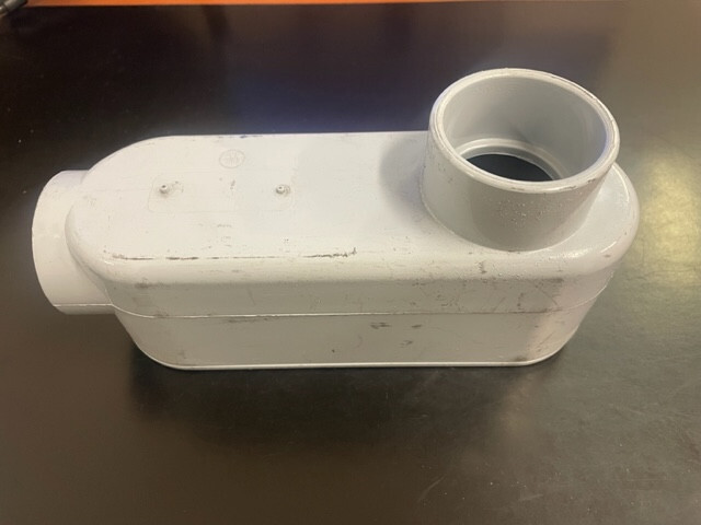 SCEPTER 1-1/2 in. LB Conduit Body PVC Type w/Cover & Gasket | eBay